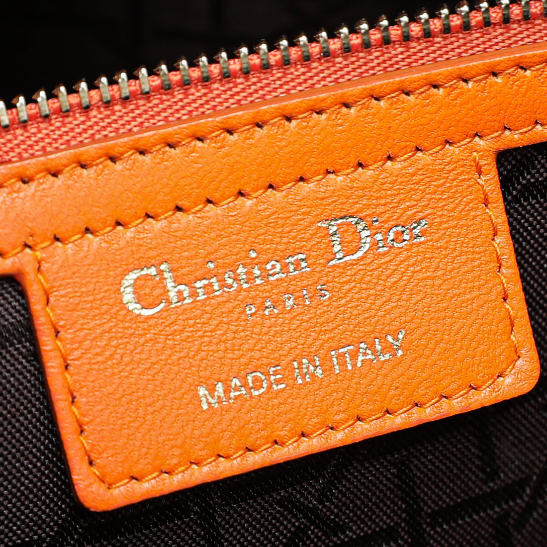 Christian Dior Orange Lady Dior Bag – THE CLOSET