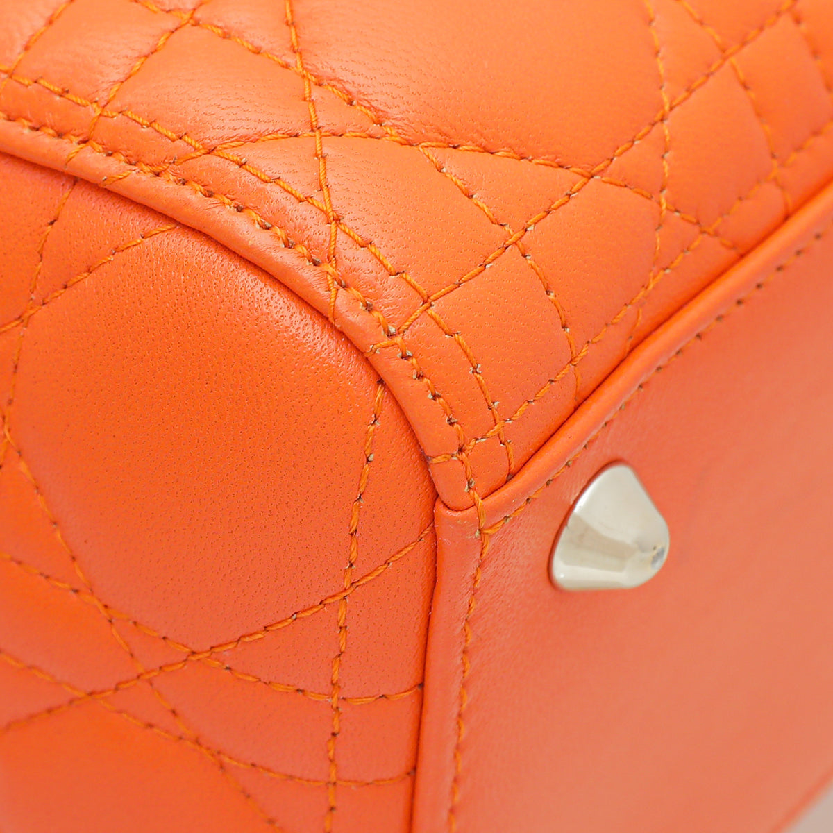 Christian Dior Orange Lady Dior Bag – THE CLOSET