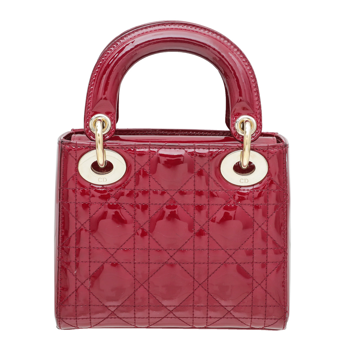 Christian Dior Cherry Red Lady Dior Mini Bag – THE CLOSET