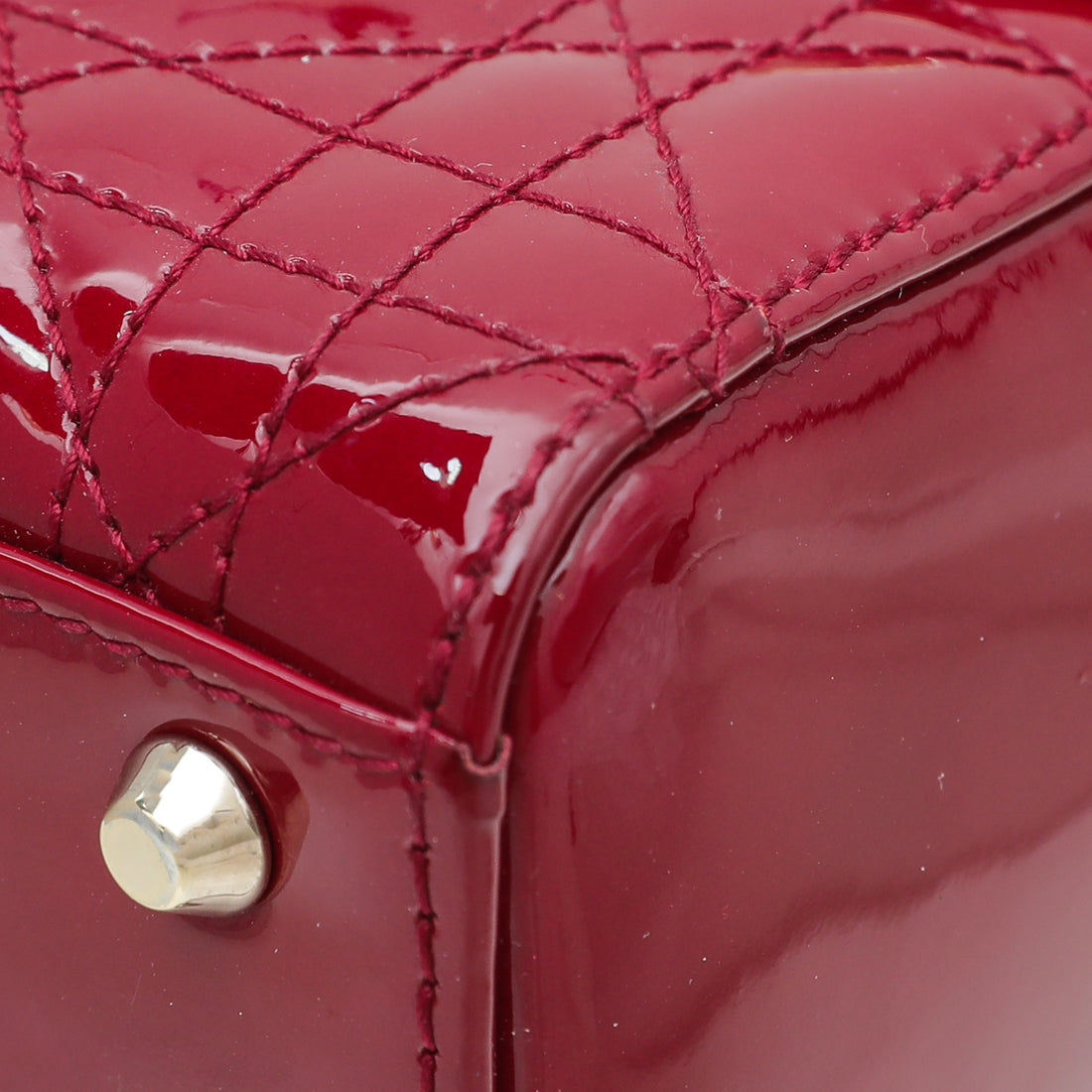 Christian Dior Cherry Red Lady Dior Mini Bag – THE CLOSET