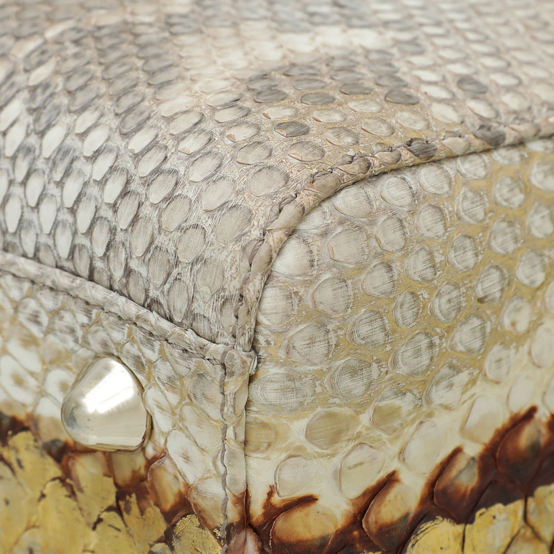 Christian Dior Bicolor Python Lady Dior Large Bag – THE CLOSET