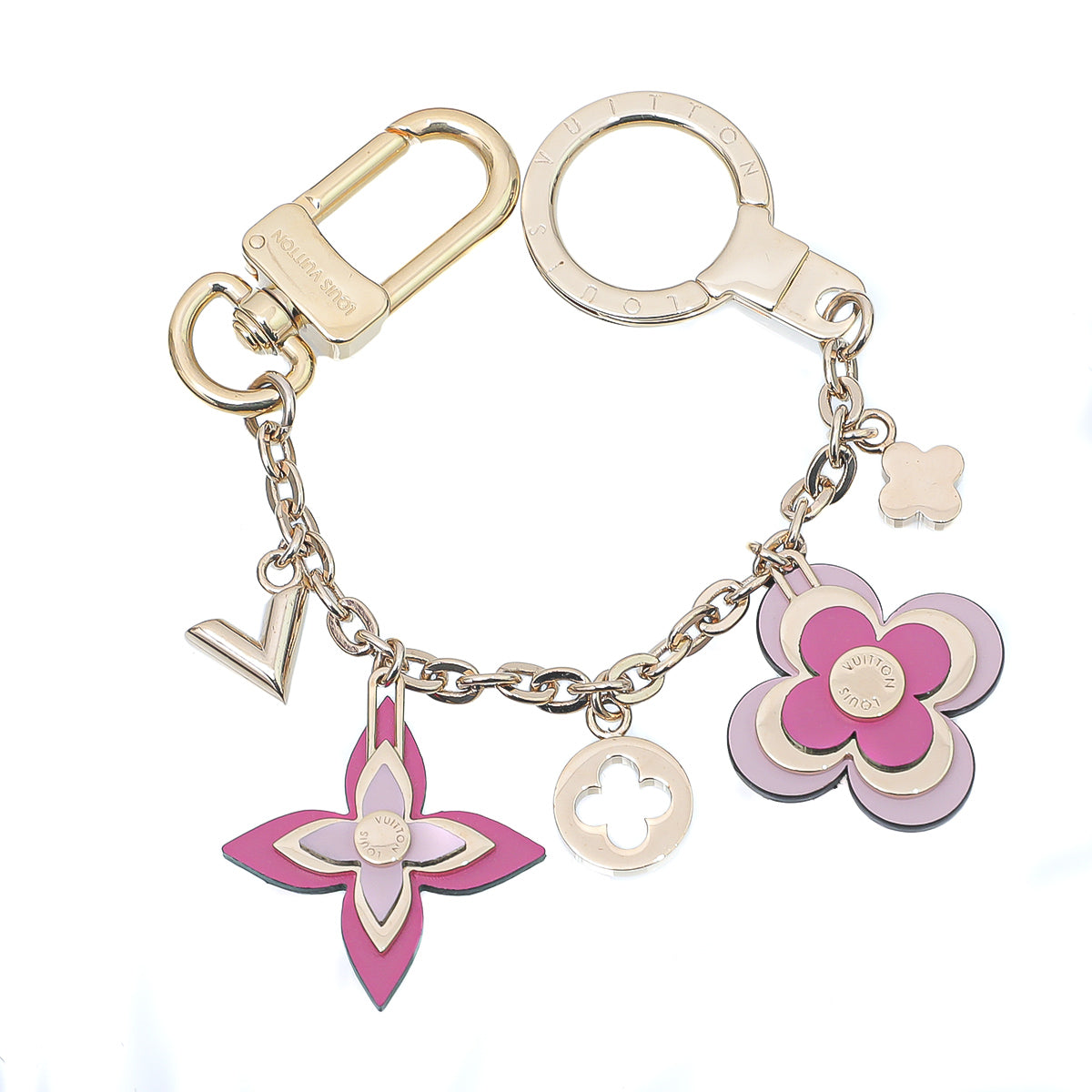 Louis Vuitton Blooming Flowers Chain Key Holder Charm – THE CLOSET