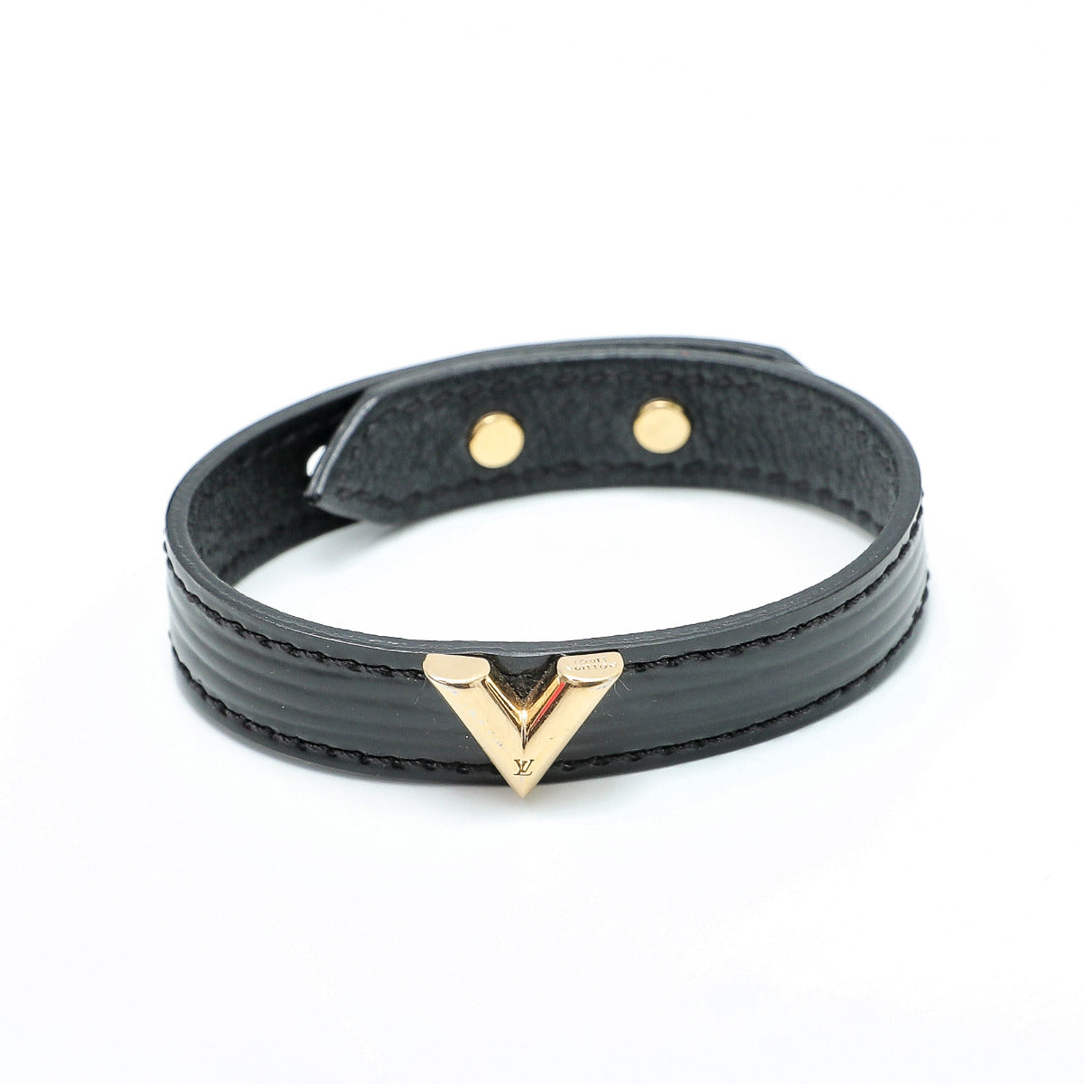 Louis Vuitton Noir Essential V Bracelet 17 – THE CLOSET