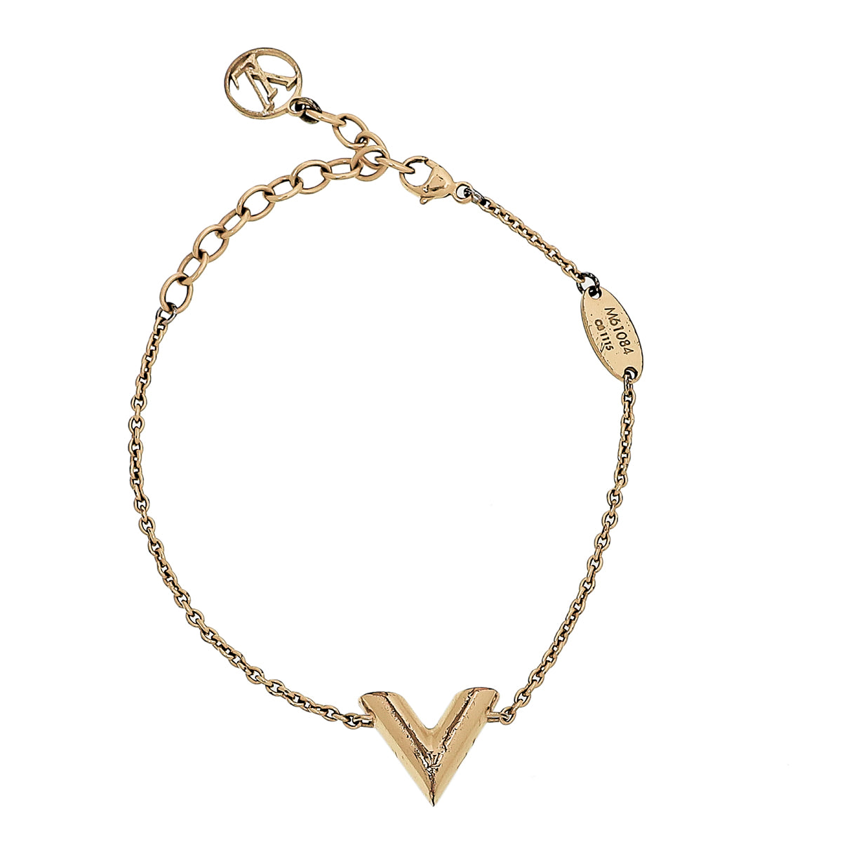 Louis Vuitton Gold Essential V Bracelet – THE CLOSET