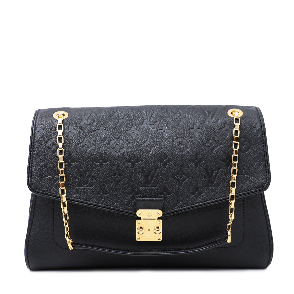Louis Vuitton Noir Monogram Empreinte German Chain Bag – THE CLOSET