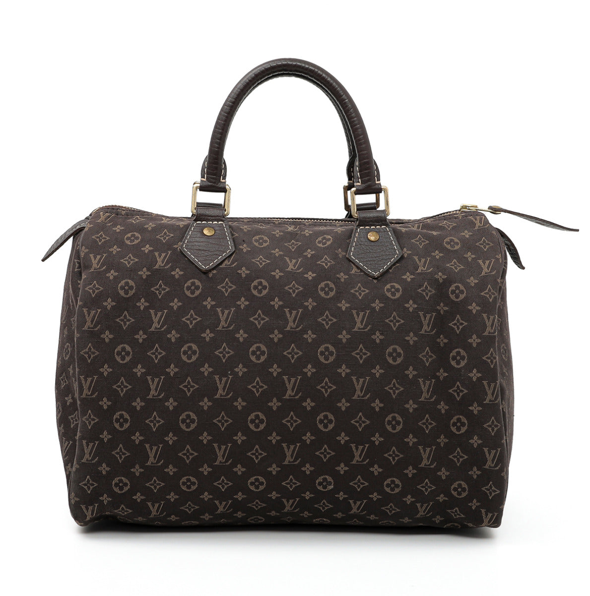 Louis Vuitton Brown Mini Lin Speedy 30 Bag – THE CLOSET