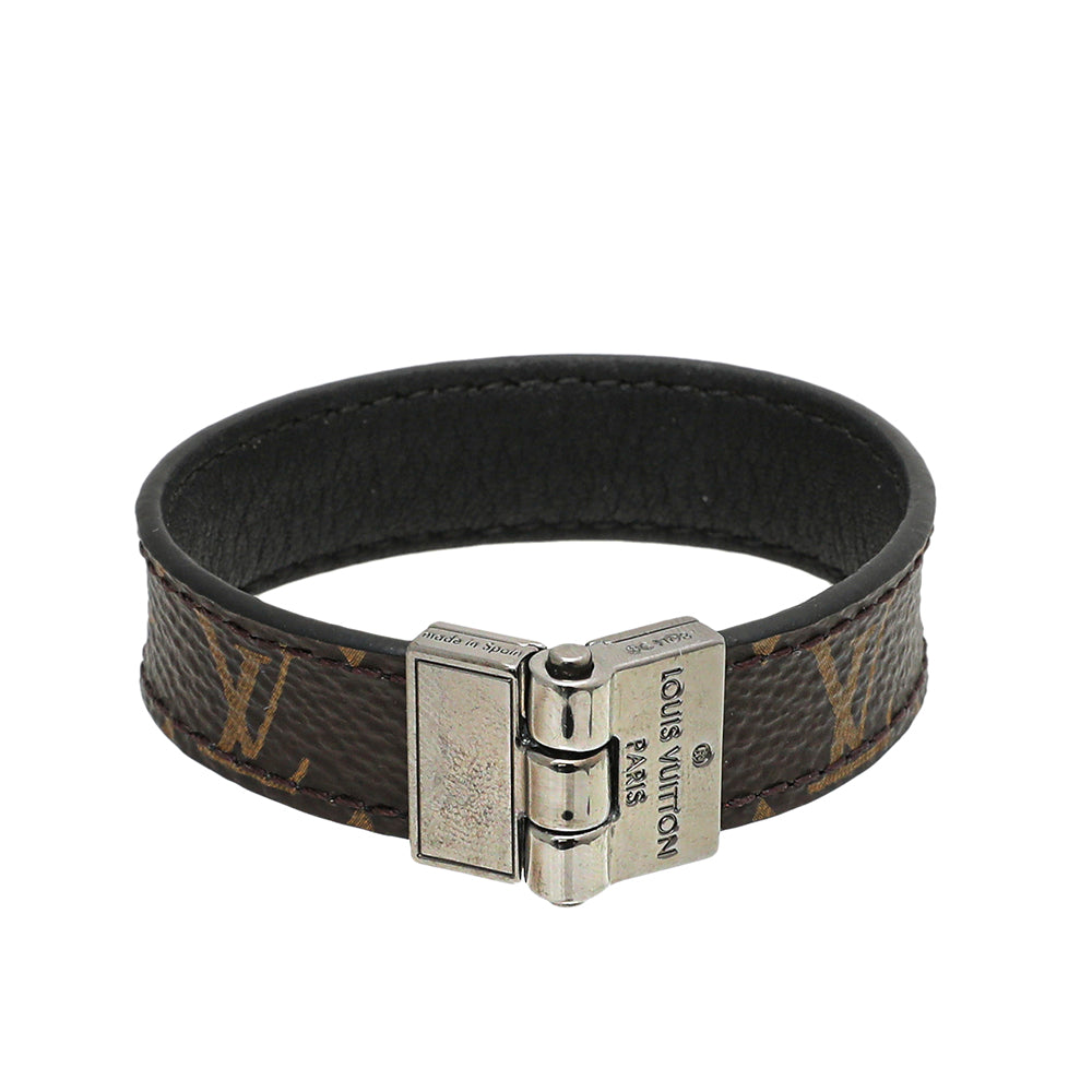 Louis Vuitton Monogram Brass Hinge Bracelet – THE CLOSET