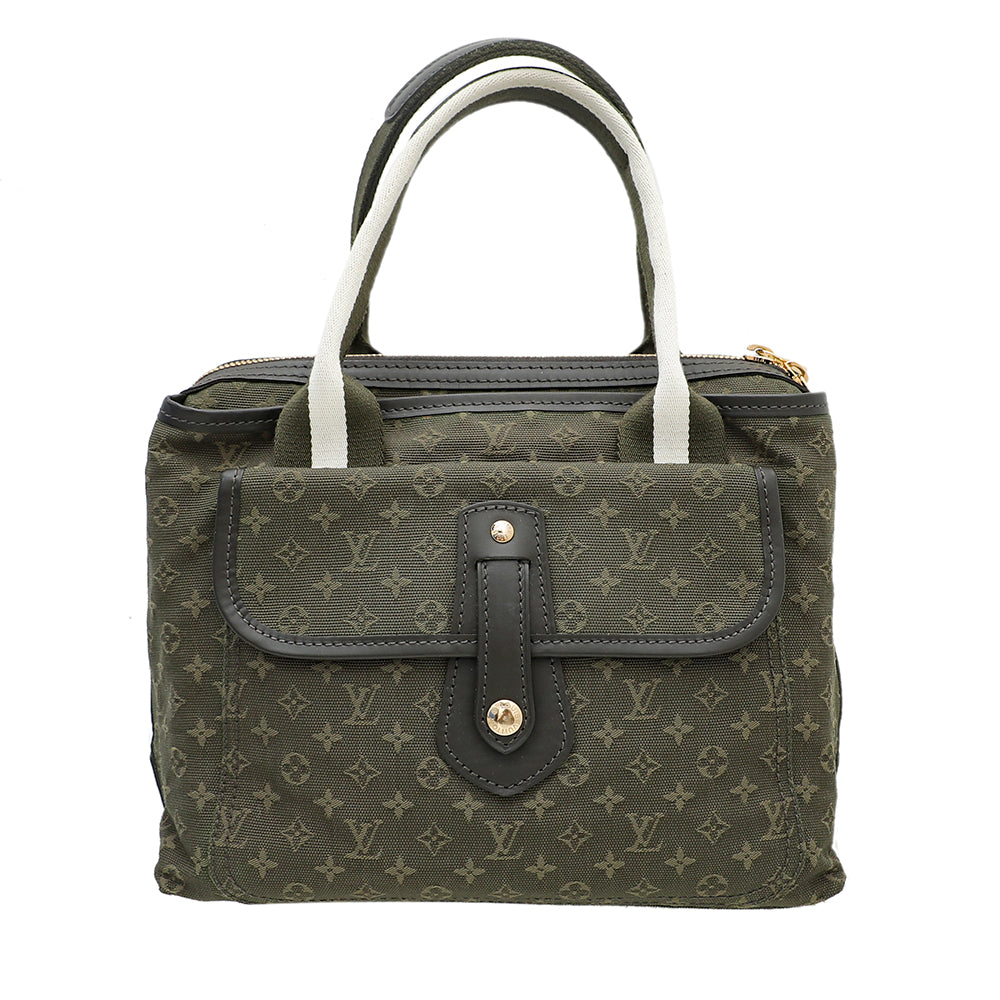 Louis Vuitton Olive Green Monogram Mini Lin Sac Mary Kate Bag – THE CLOSET