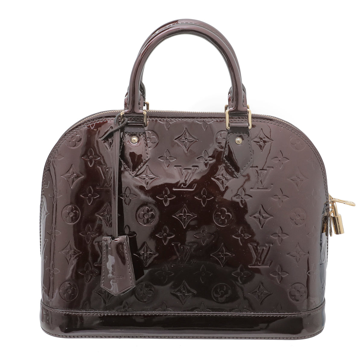 Louis Vuitton Amarante Monogram Vernis Alma PM Bag – THE CLOSET