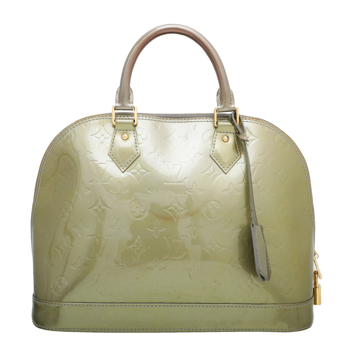 Louis Vuitton Gris Art Deco Monogram Vernis Alma PM Bag – THE CLOSET