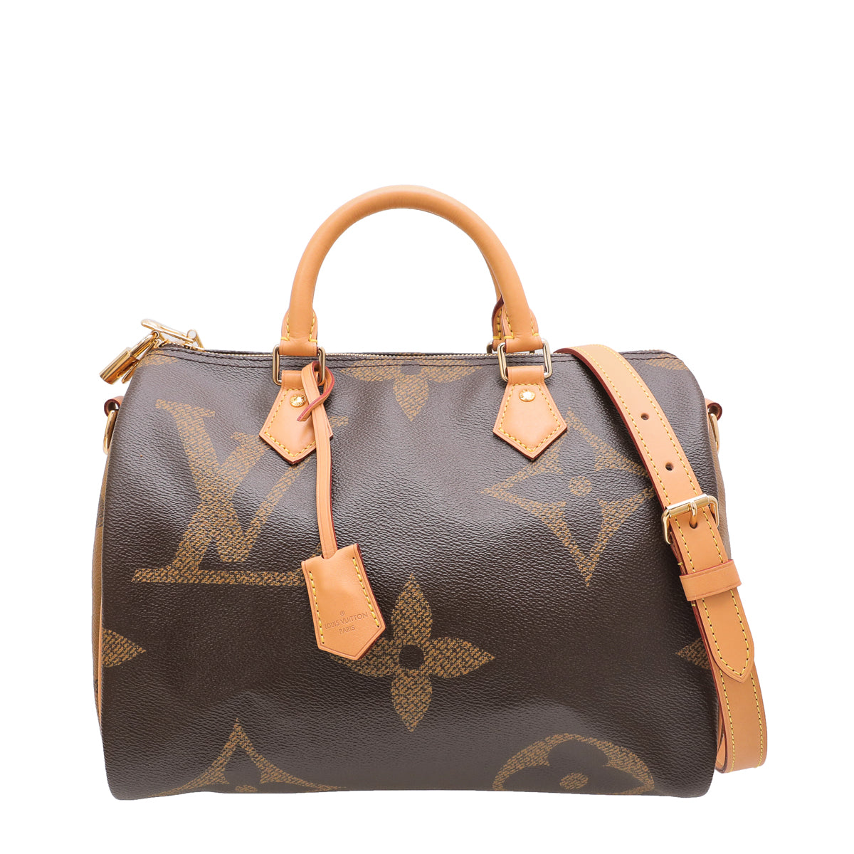 Louis Vuitton Monogram Reverse Giant Speedy Bandouliere 30 Bag – THE CLOSET