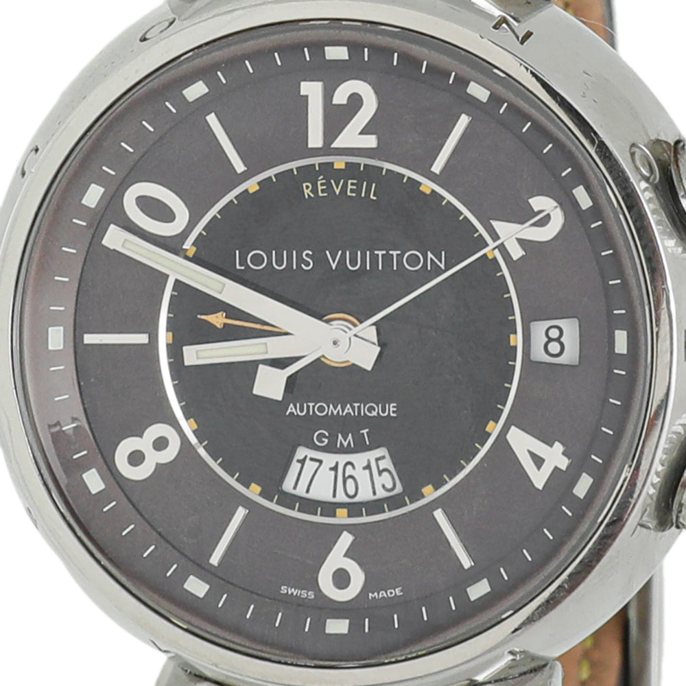 Louis Vuitton ST.ST Brown Tambour Reveil GMT Alarm 42mm Watch – THE CLOSET