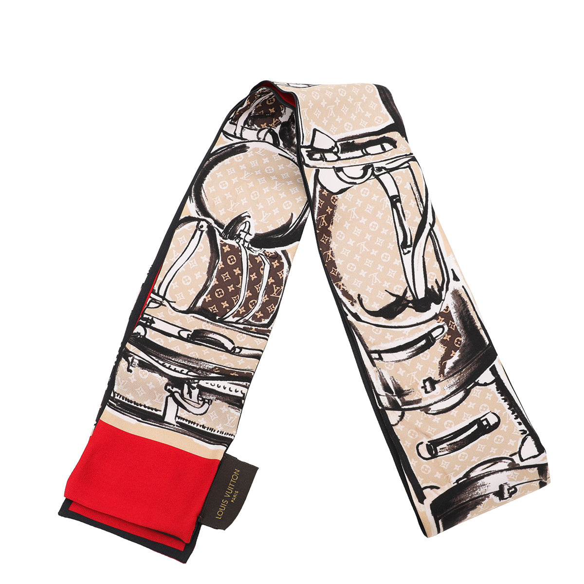 Louis Vuitton Brown Trunk Bandeau Twilly – THE CLOSET