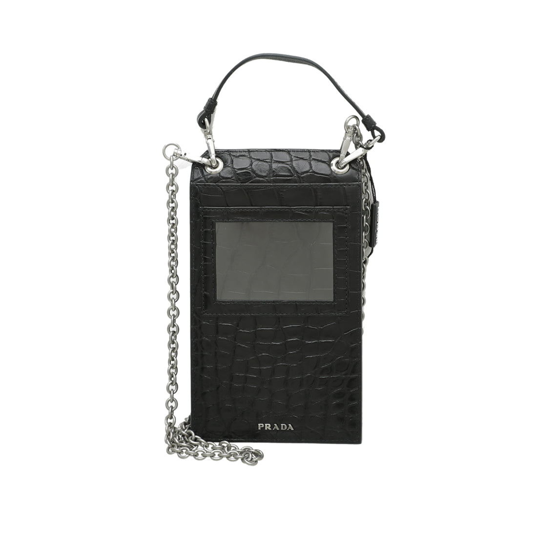 Prada Nero Crocodile Cellphone Holder Mini – THE CLOSET