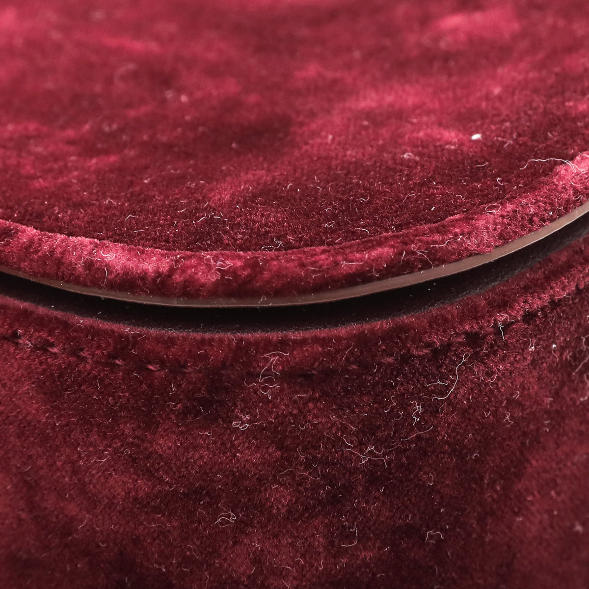 Stella Mccartney Burgundy Velvet Falabella Box Flap Bag – The Closet