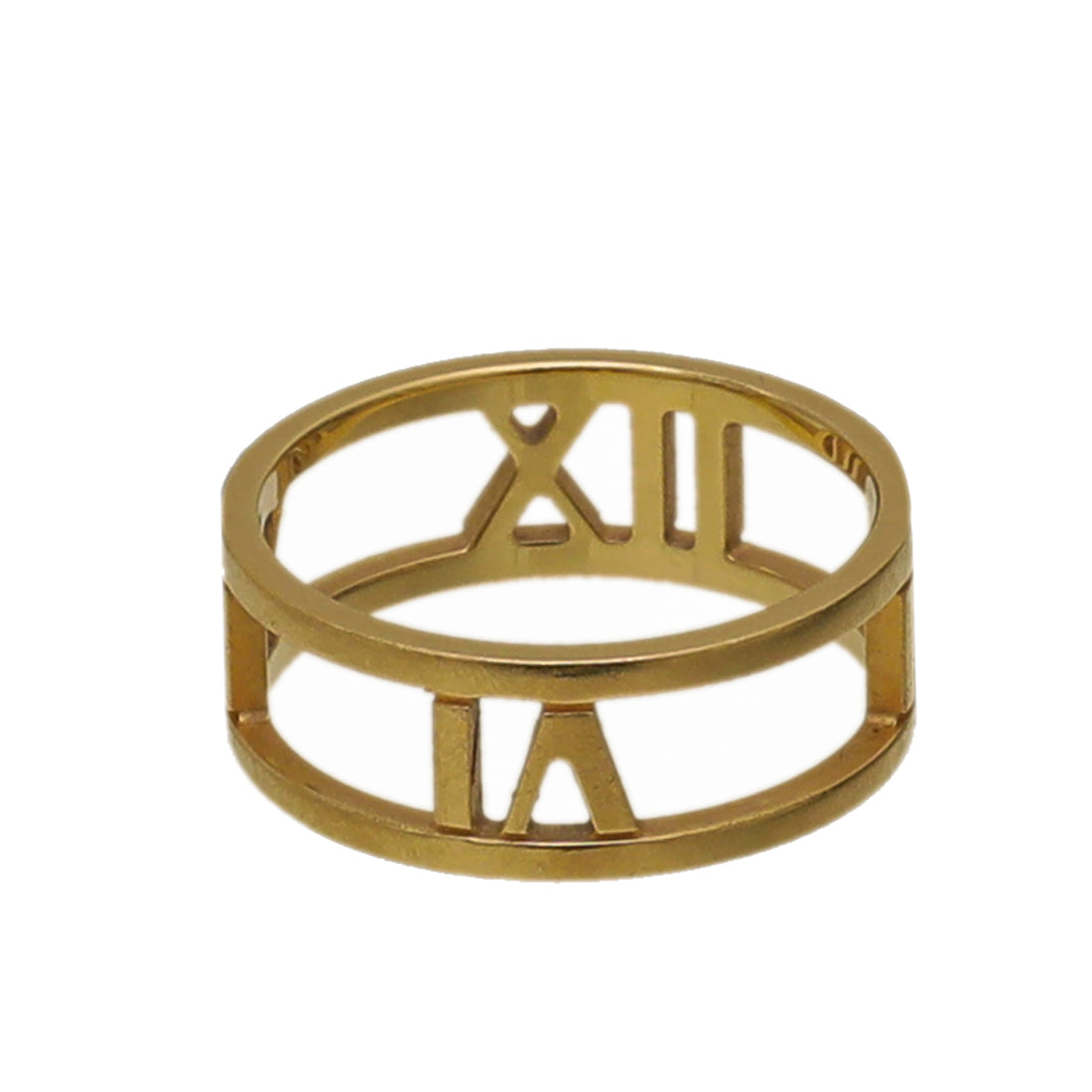 Tiffany & Co 18K Yellow Gold Atlas Open Ring – THE CLOSET