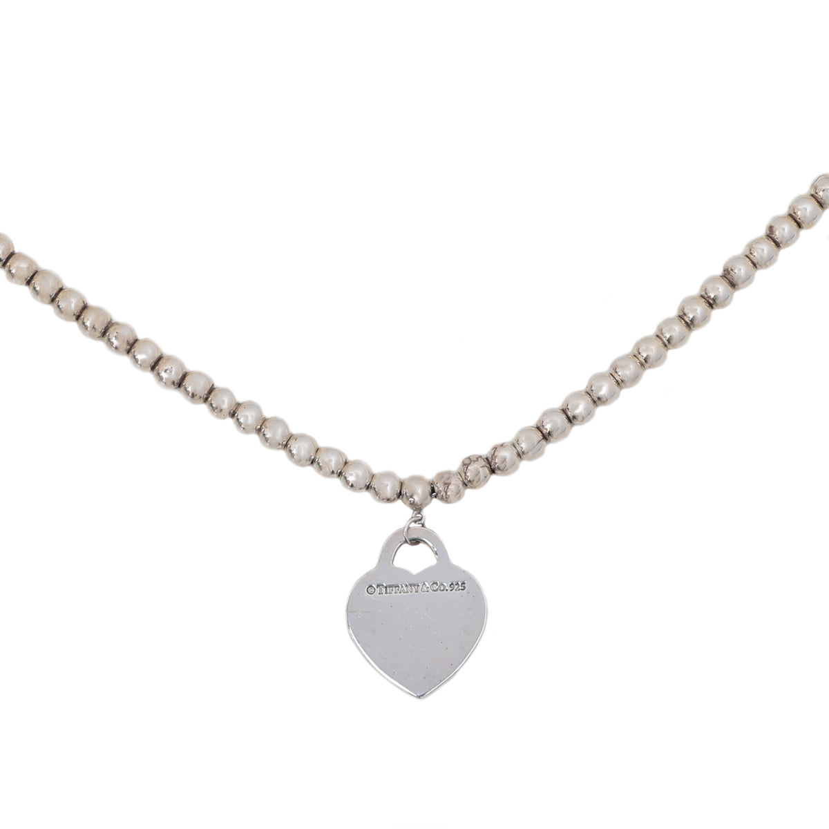 Tiffany & Co Silver Return To Tiffany Bead Necklace – THE CLOSET