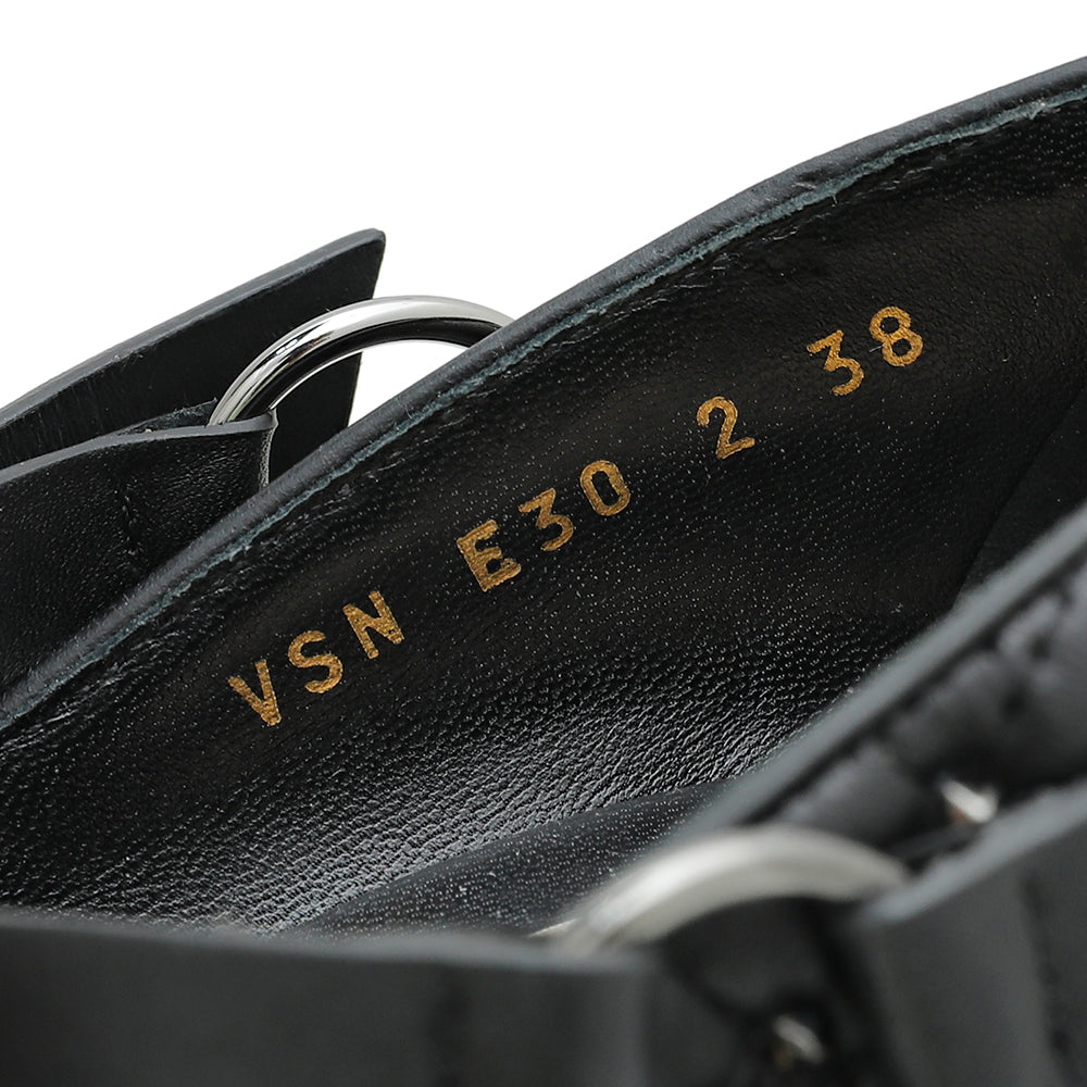 Valentino Black Rockstud Spike Mary Jane Pumps 38 – THE CLOSET