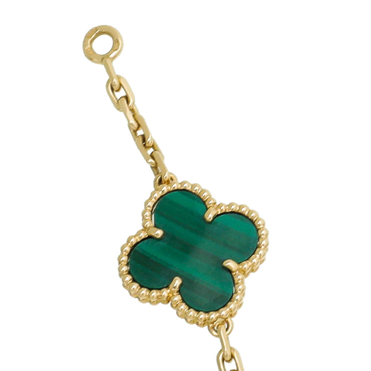 Van Cleef & Arpels 18K Yellow Gold 20 Motifs Vintage Alhambra Necklace ...