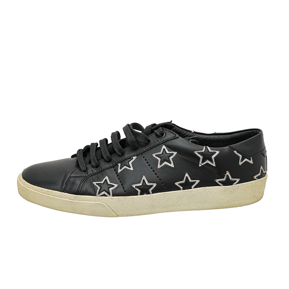 YSL Black Court Classic California Sneakers 44 – THE CLOSET