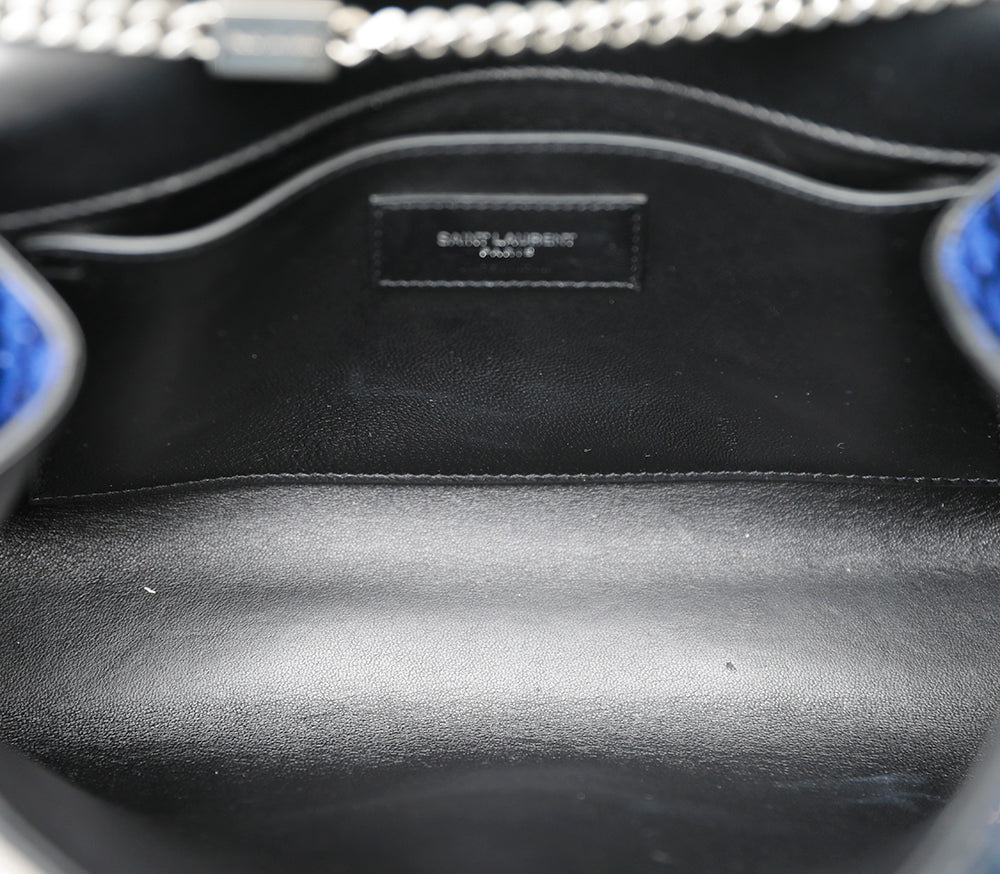 YSL Bicolor Python Kate Flap Bag – THE CLOSET