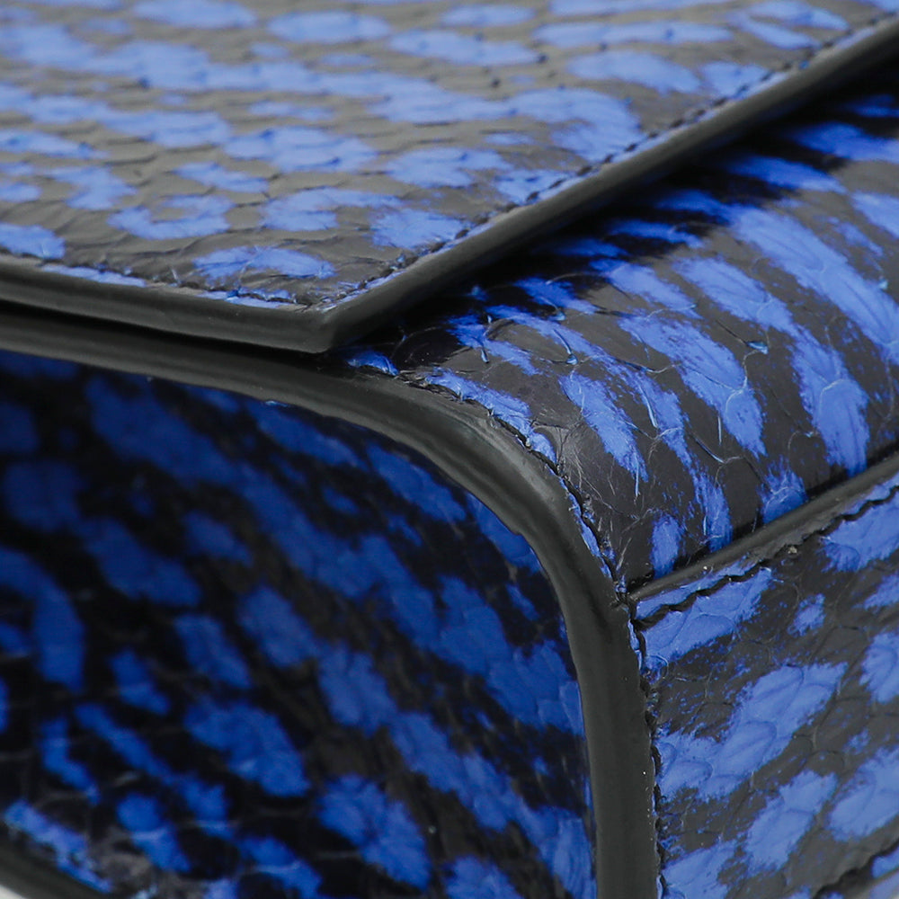 YSL Bicolor Python Kate Flap Bag – THE CLOSET