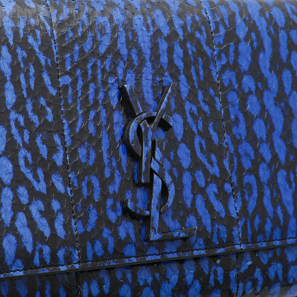 YSL Bicolor Python Kate Flap Bag – THE CLOSET